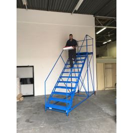 Easy Slope Safety Steps, 9 treads