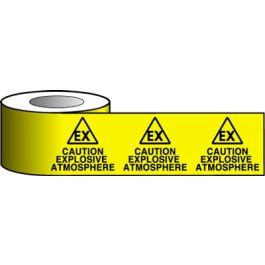 Buy Explosive Hazard Printed Warning tape now