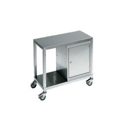 Buy Stainless steel 2 tier Trolley & Cabinet 1200x550 now