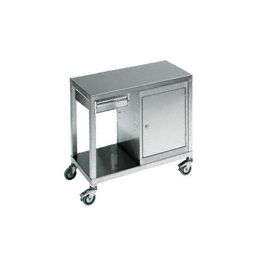 Buy Stainless steel 2 tier Trolley + Cabinet / Drawer now