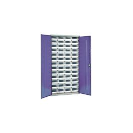 Buy Steel storage cabinet, model 3 with white bins now