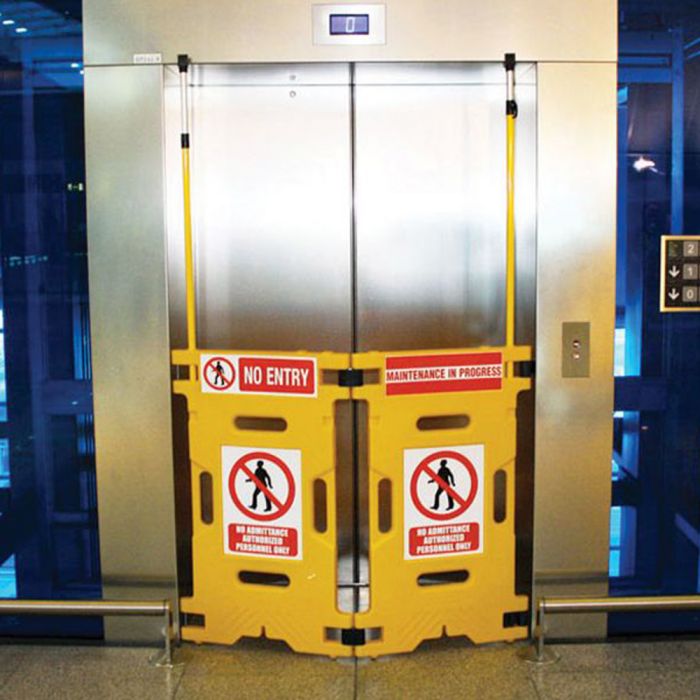Buy Elevator safety guards / barriers (pair) now