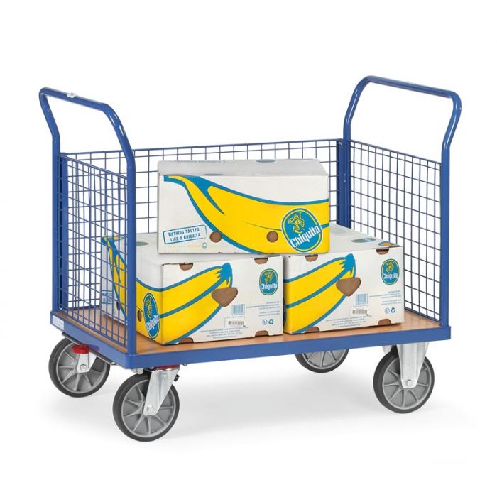 Buy Fetra Platform Trolley 1180x700mm with 3 mesh sides now
