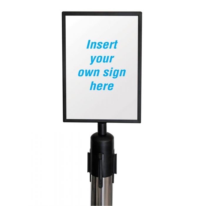 Buy Sign holder for belt barrier post now