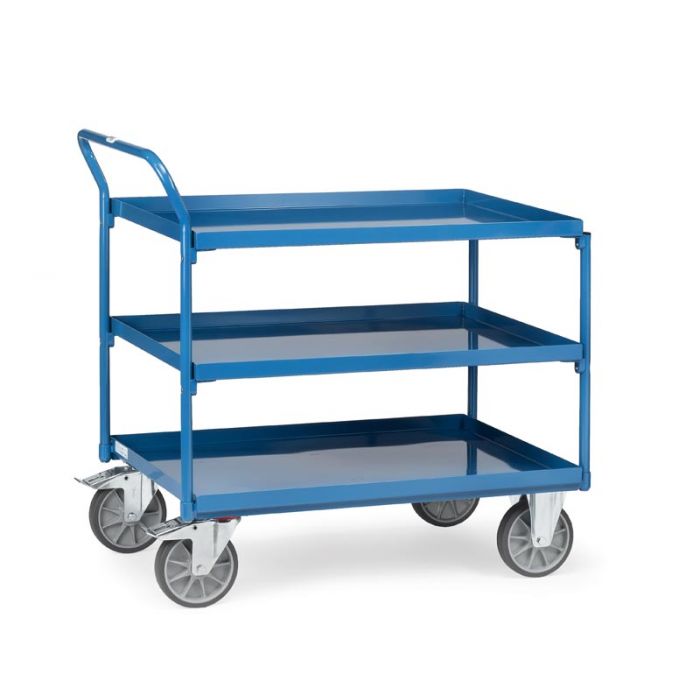 Buy Fetra Steel workshop cart 1000x700mm, 3 trays now