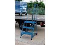 Buy Mobile Safety Steps with Handrail | Warehouse Steps