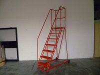 Buy Mobile Safety Steps with Handrail | Warehouse Steps