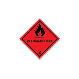 Buy Flammable Gas Hazard Diamond Signs now