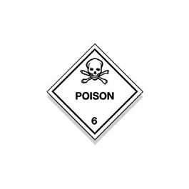 Buy Poison Hazard Warning Diamond Signs now