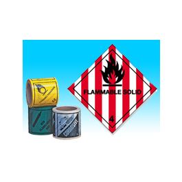 Buy Roll of hazard diamonds - Flammable Solid now