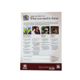 Buy Statutory Notice: Health and Safety Law wallchart now
